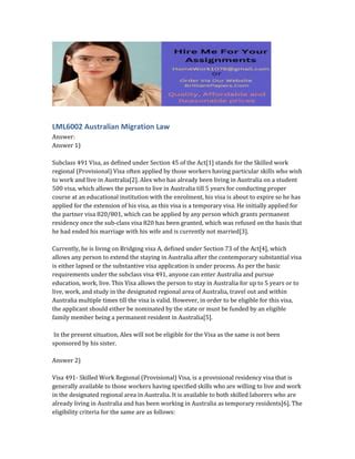 LML Australian Migration Law Docx
