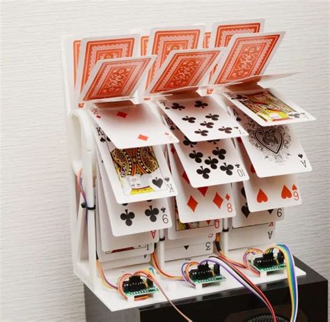 Creative Playing Card Clock Based On Esp32 Boardor