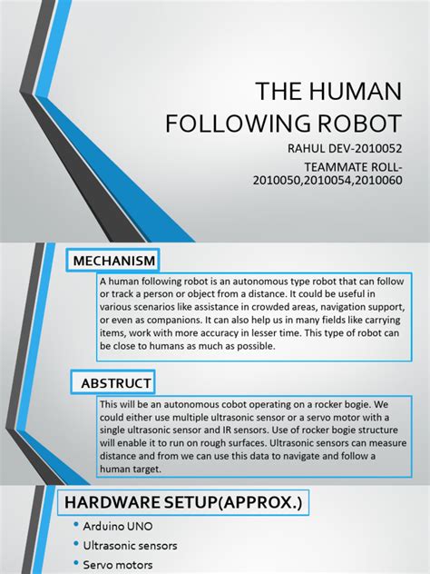 Human Following Robot Pdf Pdf