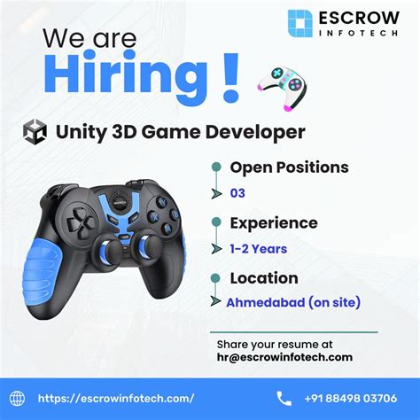 escrow infotech on linkedin gamedeveloper unitydeveloper unity3d