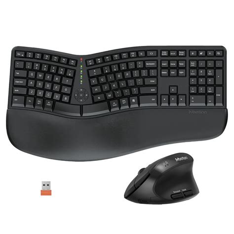 Meetion 2 4ghz Ergo Wireless Keyboard Mouse Combo Pink Jaycar Australia