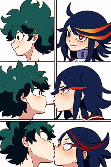 Deku X Ryuko Pocky Game By Hidekirider07 On Deviantart