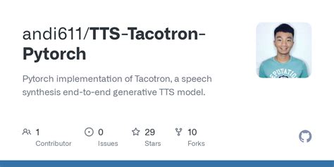 Github Andi Tts Tacotron Pytorch Pytorch Implementation Of Tacotron A Speech Synthesis