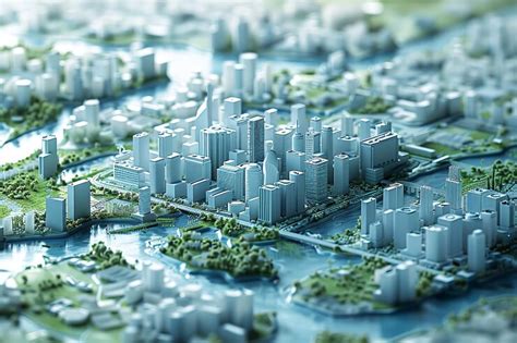 Premium Photo Using A Citys Digital Twin For Urban Planning Generative Ai