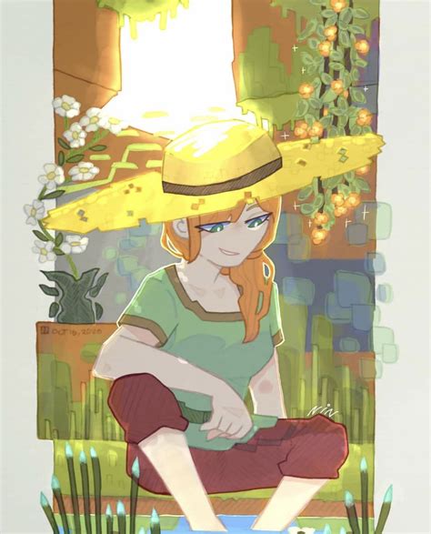 26 Minecraft Alex Ideas Minecraft Minecraft Anime Minecraft Art