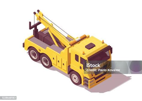 이소메트릭 견인 트럭 벡터 일러스트레이션 견인에 대한 스톡 벡터 아트 및 기타 이미지 견인 등측투영법 고속도로 Istock