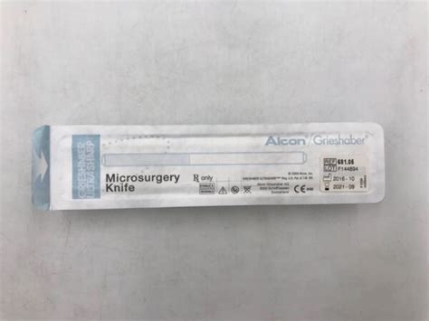 Alcon 68105 Grieshaber Ultra Sharp Microsurgery Knife X Gb Tech Usa