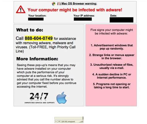 Remove Mac System Alert Pop Up From Apple Mac OS X