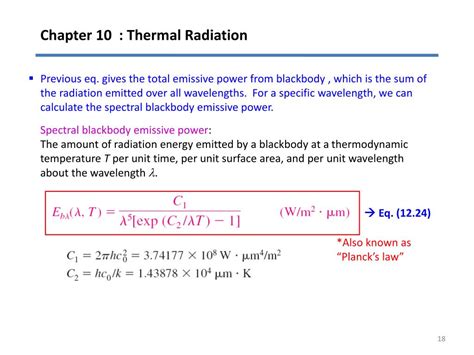 Ppt Chapter 12 Radiation Processes And Properties Basic Principles