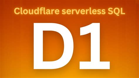 Сloudflare D1 Everything You Need To Know Api Local Development