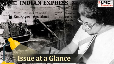 Upsc Issue At A Glance 50 Years Of Emergency From Causes To