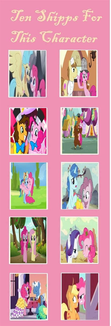 Most To Least Favorite Pinkie Pie Ships By Callmeblackbeauty On Deviantart