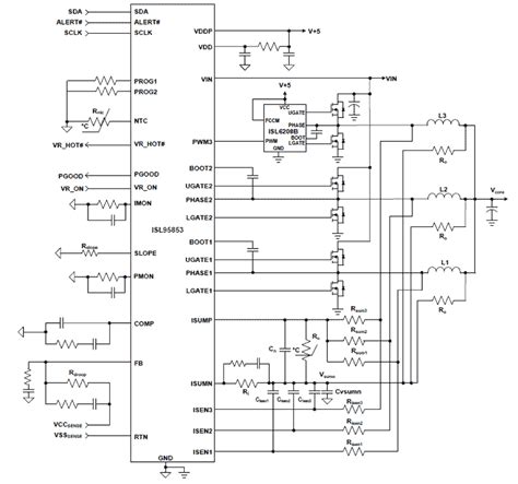 Isl95853 Multiphase Pwm Regulator For Imvp8™ Cpus Renesas