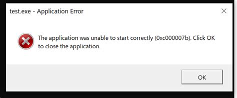 Windows The Application Was Unable To Start Correctly 0xc00007b For