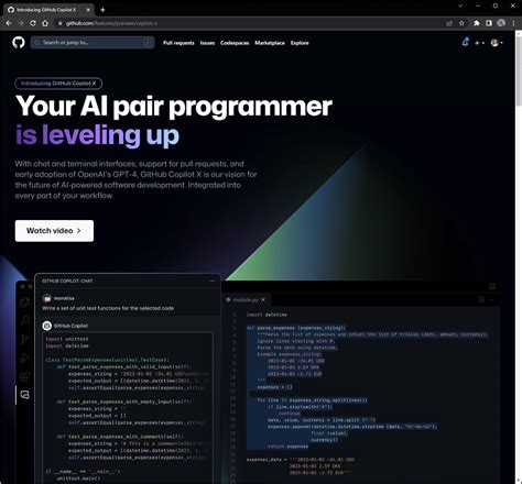 wassim chegham on twitter introducing github copilot x 😍 with chat