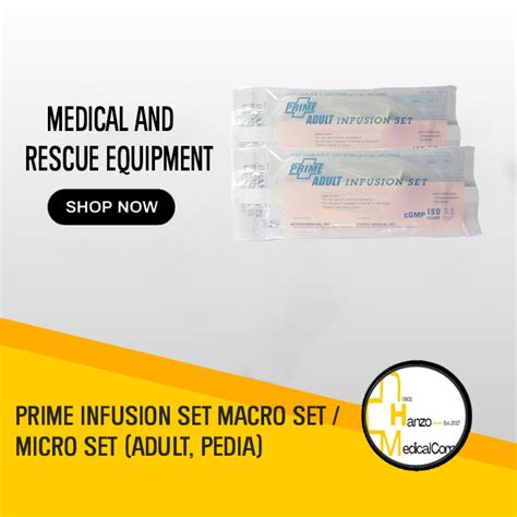Prime Infusion Set Macro Set Micro Set Adult Pedia Lazada Ph