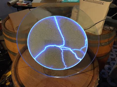 Can You Imagine Tabletop 16 Round Plasmalightning Touch Glass