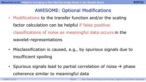 Adaptive Averaging Of Non Identical Image Series In The Wavelet Space Ppt Download