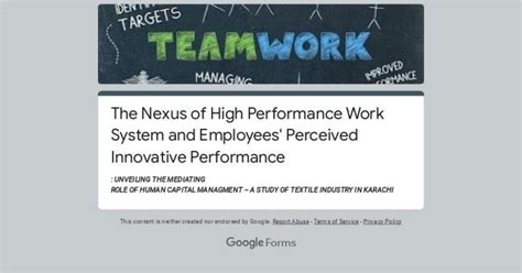 Shahzad Ahmed On Linkedin The Nexus Of High Performance Work System And Employees Perceived