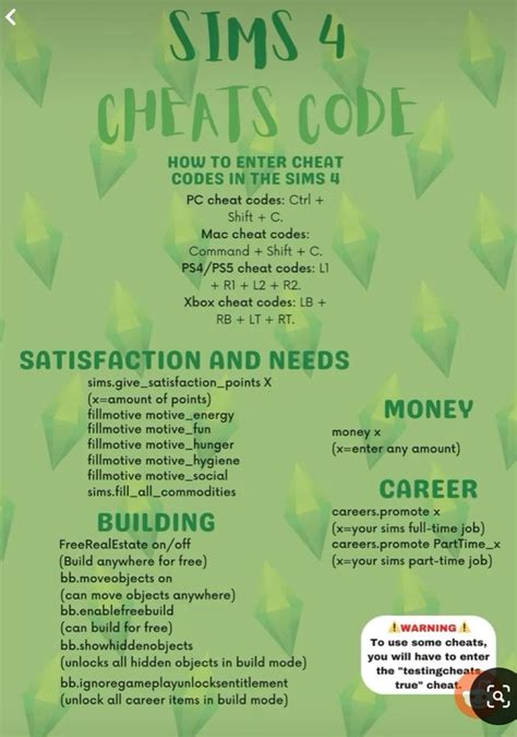 Sims 3 Cheats Codes Artofit