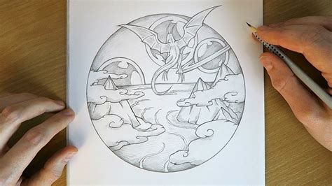 How To Draw Fantasy Landscape
