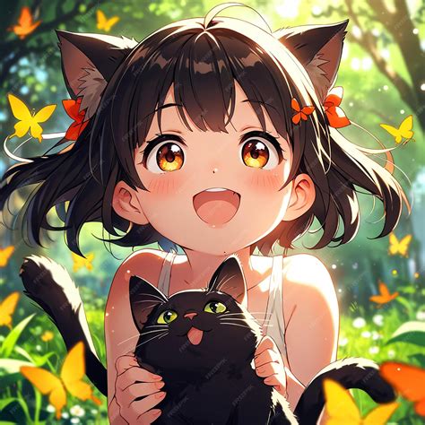 Super Deformed Chibi Characterchibi Style A Cute Anime Premium Ai