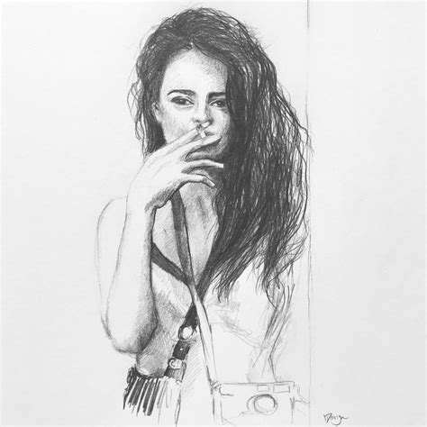Sexy Woman Drawing