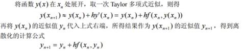 差商近似1阶导数matlab 常微分方程的解法 一 常微分方程的离散化 差商近似导数、数值积分方法、taylor 多项式近似
