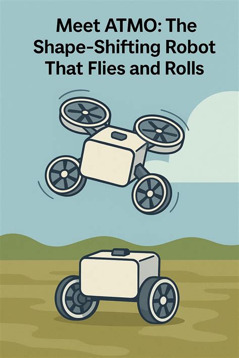 Meet Atmo The Shape Shifting Robot That Flies And Rolls Tlc Creative Technology