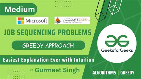 Job Sequencing Problem Potd Problem Of The Day Gfg 17 April 23 Medium Problem