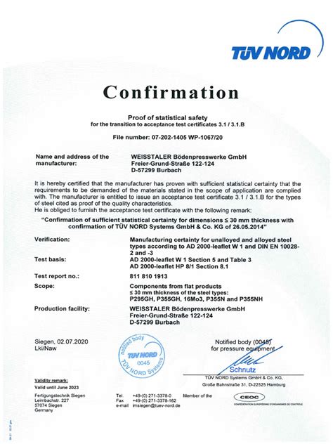 Proof Of Statistical Safety Pdf