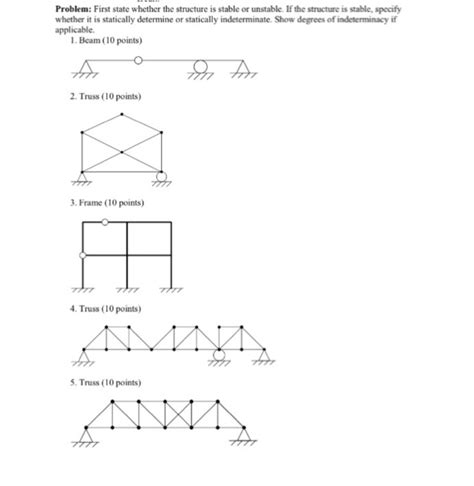 Solved First State Whether The Structure Is Stable Or Chegg