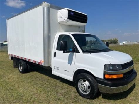 2020 Gmc Savana Commercial Cutaway Reefer 16 Alloy Cube Van In Calgary Alberta Canada