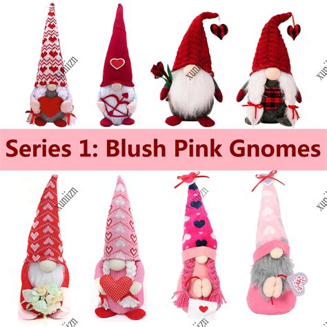 Valentines Day Gnomes Decorations For Home Cute Plush Gnome Valentines
