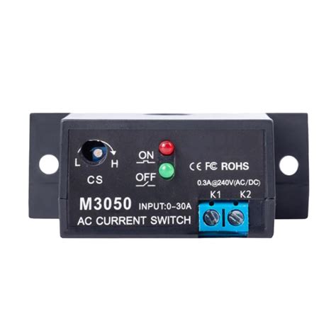 Fengchenda Self Powered Ac Current Sensor Switches M3050 Normally Open Ac Sensing Switch