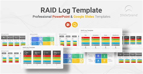 Raid Log Powerpoint Template Designs Slidegrand