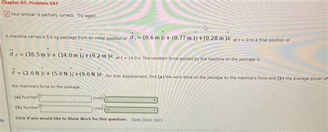 Solved Chapter 07 Problem 047 Your Answer Is Partially