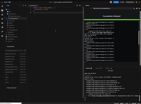 Angular Codesandbox In The Documentation Is Broken Issue Nolimits Web Swiper Website