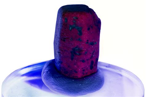 95 Highly Fluorescent Ruby Crystal India 243754 For Sale