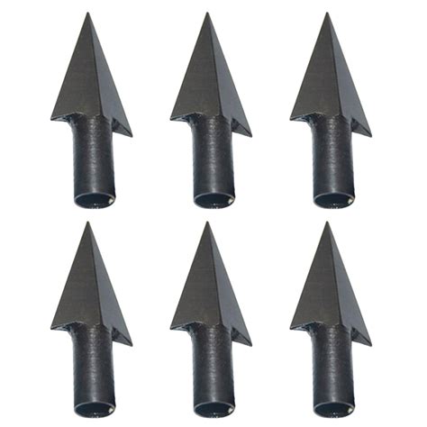 Rozyard 6pcs Hunting Arrow Tip Broadheads Traditional Metal Archerys Rozyard 6pcs Hunting Arrow Tip Broadheads Traditional Metal Archerys