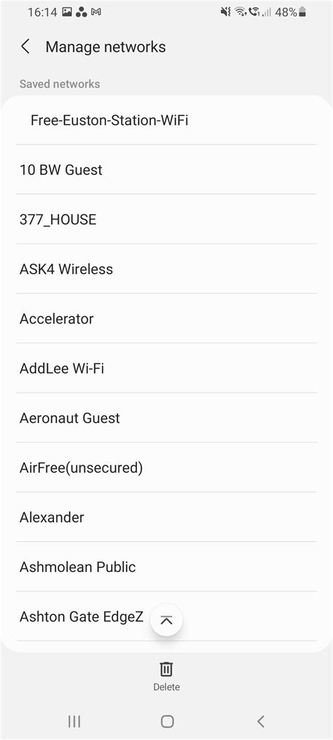 How To Delete Old Wi Fi Networks On Your Android Phone