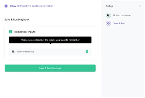 sync pipedrive contacts directly to notion database bardeen workflow