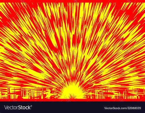 Explosion Background Royalty Free Vector Image