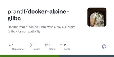 Github Prantlf Docker Alpine Glibc Docker Image Alpine Linux With Gnu C Library Glibc For