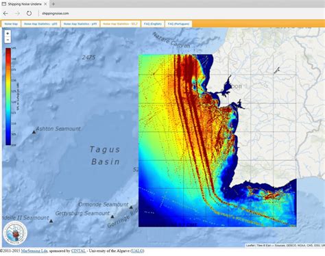 Example Of Noise Distribution Map Cumulated Sound Exposure Level