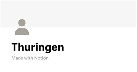 Thuringen Notion