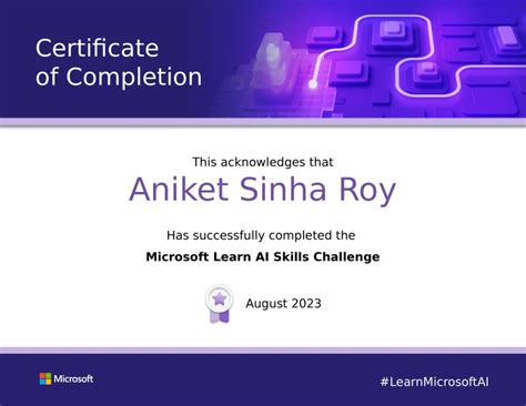aniket sinha roy on linkedin microsoft azure learnmicrosoftai
