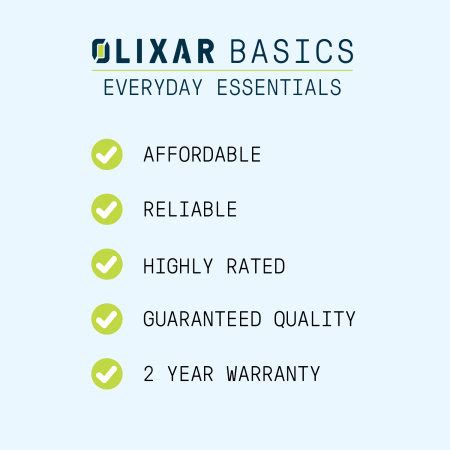 Olixar Basics Mini W USB C Charger Black