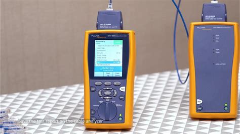 How To Test Copper Ethernet Network Cable Using Fluke Network Tester
