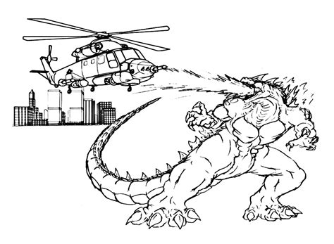 69 Godzilla Coloring Pages